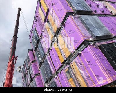Modular construction prefabricated pods being built into student ...
