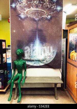 Area 51 Alien Center in Nevada, USA Stock Photo - Alamy