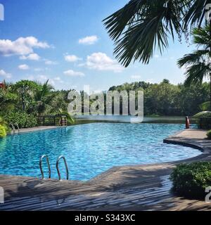 The swimming pool at Mangala Resort and Spa, Gambang, Kuantan, Pahang ...