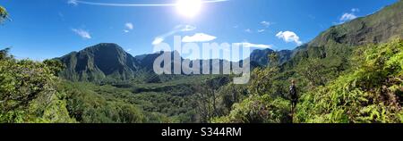Inside extinct volcano Stock Photo - Alamy