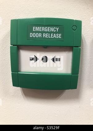 emergency door release Stock Photo - Alamy