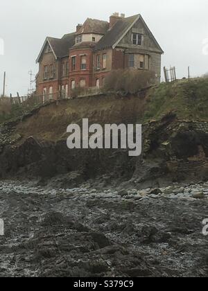 Seafield House (The Haunted House) Westward Ho!, North Devon, UK Stock ...