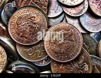 Macro photography - Coins Stock Photo - Alamy