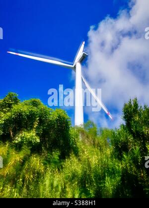 The Lamma winds wind turbine Lamma Island Hong Kong Stock Photo - Alamy