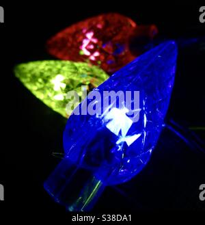 Macro photography - Christmas Lights Stock Photo - Alamy