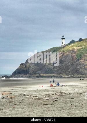 A day at the beach in Benson Beach, Washington USA Stock Photo - Alamy