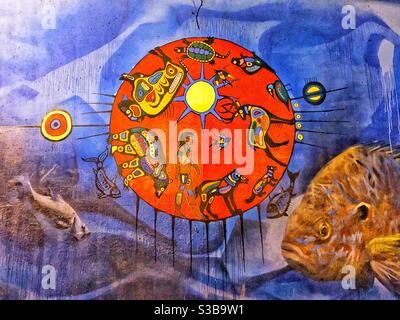 Indigenous urban street art in Toronto, Canada Stock Photo - Alamy