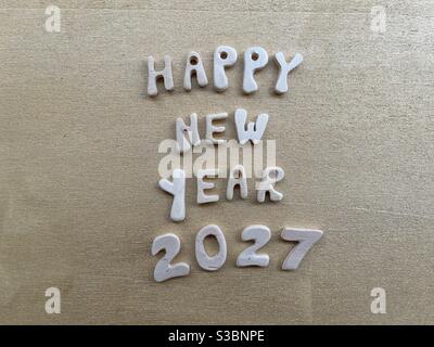 HAPPY NEW YEAR 2027 Stock Photo - Alamy