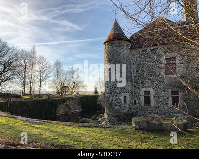 Chateau de Bonnu, France Stock Photo - Alamy