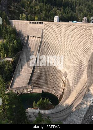 The Ross Dam at North Cascades National Park in Washington State, USA ...
