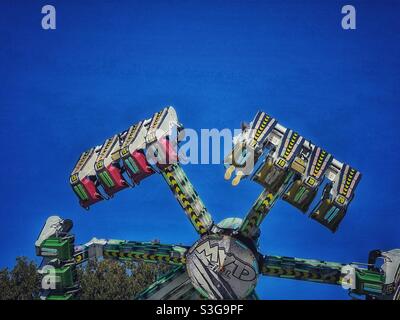 Carnival ride at the Redcliffe Show, Queensland, Australia Stock Photo ...