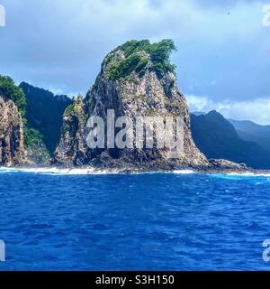 Tutuila Island in the South Pacific Ocean - belonging to United States ...