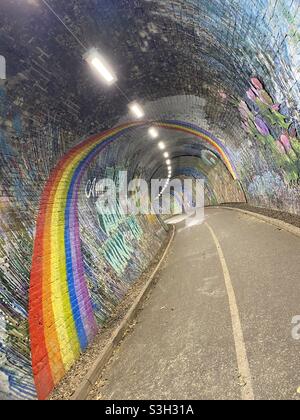 Edinburgh - Colinton Tunnel Stock Photo - Alamy