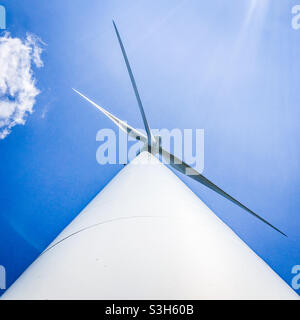 Low angle view of wind turbine near Stuttgart, Germany Stock Photo - Alamy