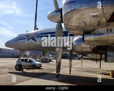 Engines of the Lockheed L-1049 G Super Constellation airplane ...
