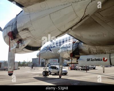 Engines of the Lockheed L-1049 G Super Constellation airplane ...