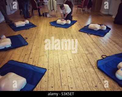 first aid course Stock Photo - Alamy