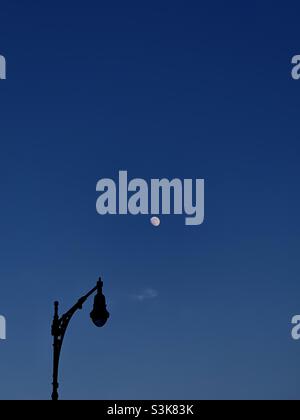 Almost Full Moon Stock Photo - Alamy