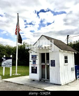 Smallest post office in the United States in Ochopee, Florida. It ...