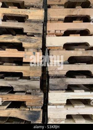 warehouse, wooden pallet, warehouses, wooden pallets Stock Photo - Alamy