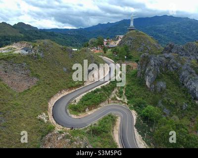 Statue of Jesus Christ at Buntu Burake Hill, Tana Toraja - South ...