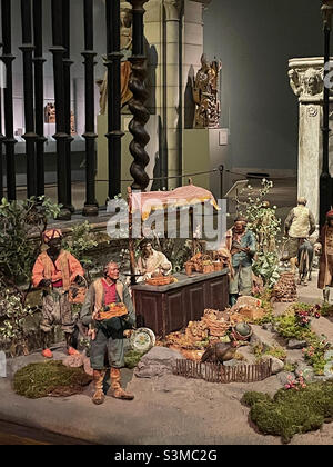 Christmas Tree and Neapolitan Baroque Crèche at Medieval Sculpture Hall ...