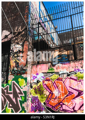 Graffiti in Chorlton, Manchester Stock Photo - Alamy