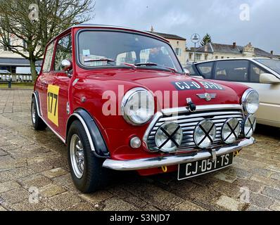 Mini Cooper S - Winner Car of the Rally Monte Carlo 1967, shown at the ...