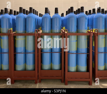 Filling of cylinders with medical gaseous oxygen to provide hospitals ...