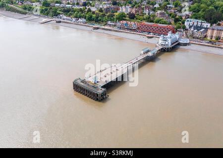 Penarth pier from above Stock Photo - Alamy