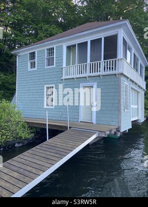 Lake Garfield Monterey Ma Stock Photo - Alamy