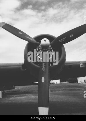 B-17 Flying Fortress Radial Engine Stock Photo - Alamy