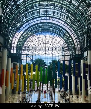 The Winter Garden in Lower Manhattan, New York City, USA Stock Photo ...
