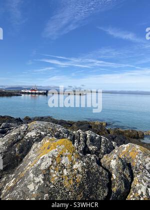 The Barra to Eriskay Ferry at Eriskay Stock Photo - Alamy