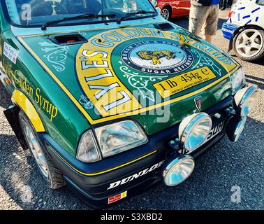 Rover Metro Rally Car with Lyle’s Golden Syrup Livery Stock Photo - Alamy