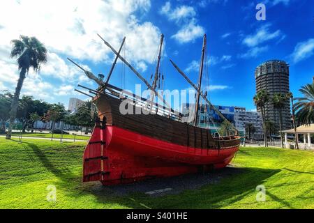 replica of the Nina (Christopher Columbus ship) in Corpus Christi ...