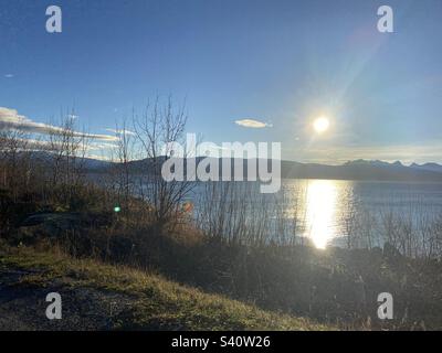 Norwegen - Idyllischer See Stock Photo - Alamy