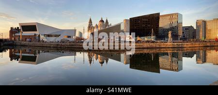 Royal Albert Dock, with the Longitude building and the Mersey tunnel ...