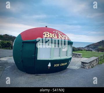 The big Apple in Mumbles Swansea Stock Photo - Alamy