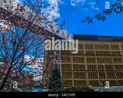 Grounds of the MRI hospital, Manchester Stock Photo - Alamy