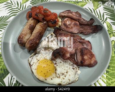Full English at supper Stock Photo - Alamy