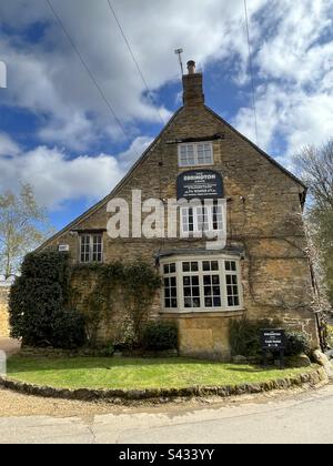 The Ebrington Arms in the Cotswold village of Ebrington,Gloucestershire ...