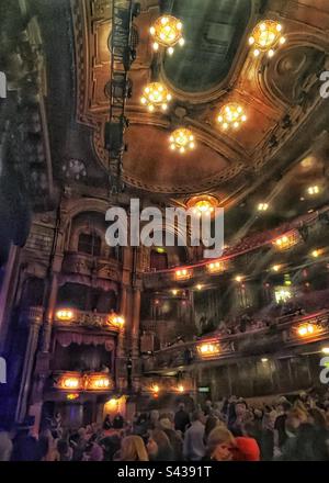 The Royal Box at the London Palladium theatre Stock Photo - Alamy