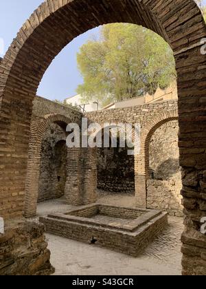 Arab baths in Ronda Spain Stock Photo - Alamy