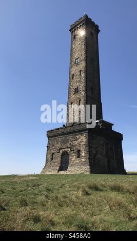 Peel tower on holcombe hill,Ramsbottom,lancashire,England named after ...