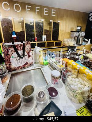 Jaffa coffee shop, Tel Aviv, Israel Stock Photo - Alamy