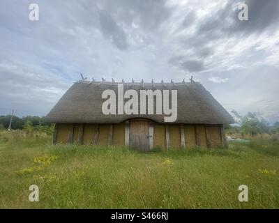 Reconstruction of an Anglo Saxon hall house at the Weald and Downland ...