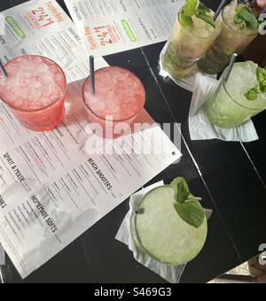 Cocktails at turtle bay. Bristol Stock Photo - Alamy