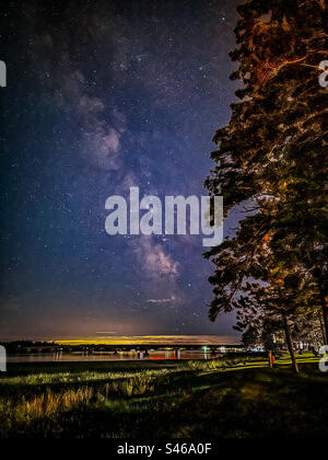 iPhone 14 Milky Way photo. Canada Stock Photo - Alamy