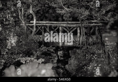 The bridge over the river Peck Stock Photo - Alamy